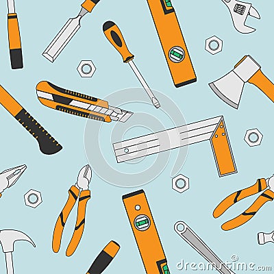 Tools Background Vector Illustration | CartoonDealer.com #47093316