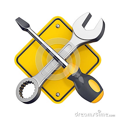 Tools Sign. Royalty Free Stock Photo - Image: 26767595