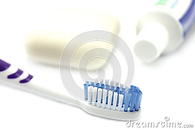 Tooth Brush With Soap And Toothpaste Stock Photography - Image: 20814142