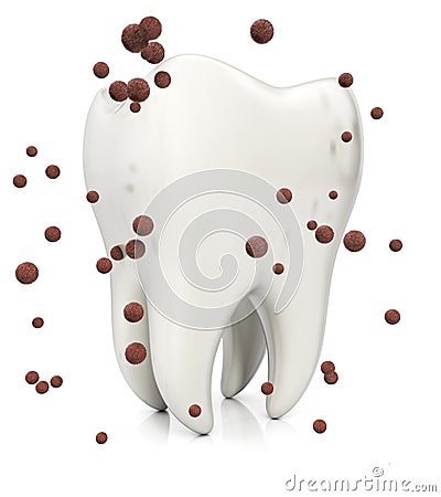 Tooth And Germs Stock Illustration - Image: 46830310