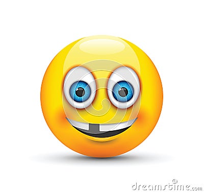 Toothless Emoji Cartoon Vector | CartoonDealer.com #79305033