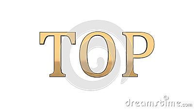 Top De Las Letras Del Texto Del Oro 3d Almacen De Video - Vídeo de ...