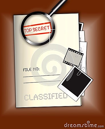 Top Secret File Royalty-Free Stock Image | CartoonDealer.com #27389014