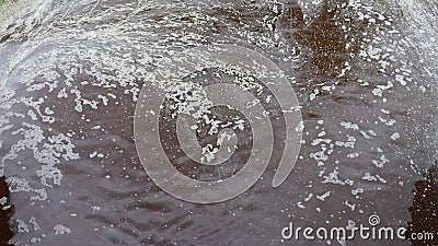 Top View of the Current Spoiled and Unusable Water. Stock Footage ...