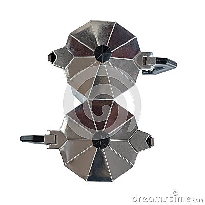 Top View Moka Pot Home Made Coffee Brew Royalty-Free Stock Photography ...