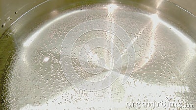 Top View of a Pot of Boiling Water. Stock Video - Video of preparation ...