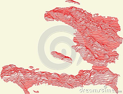 Topographic Map Of Haiti Vector Illustration | CartoonDealer.com #204311704