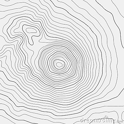 Topographic Map Lines Background. Vector Illustration. Contour Map ...