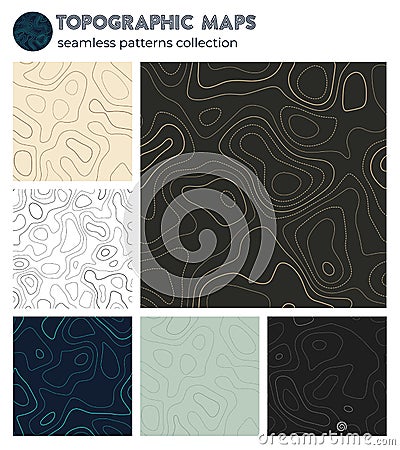 Topographic Maps. Cartoon Vector | CartoonDealer.com #187499131