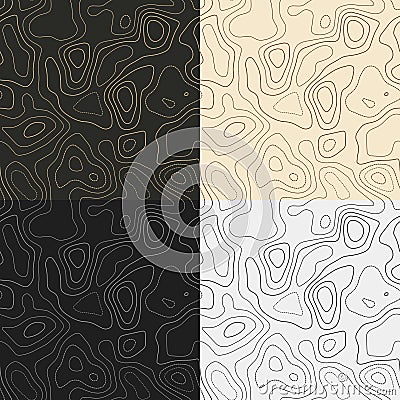 Topography Patterns. Cartoon Vector | CartoonDealer.com #213146657