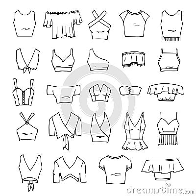 Tops Stock Vector - Image: 68091070