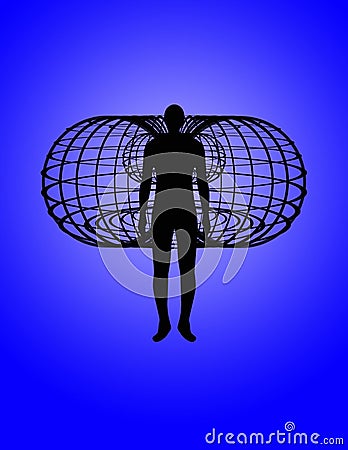 Toroidal Field Around Heart Royalty Free Stock Image - Image: 5586836