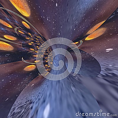 Toroidal Loop In Space Royalty-Free Stock Image | CartoonDealer.com ...