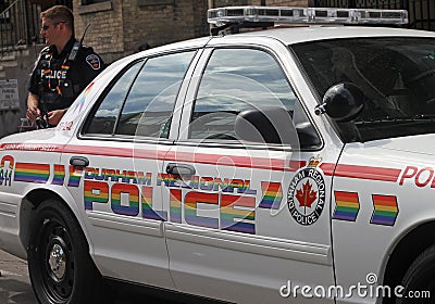 Worlds first rainbow police patrol car for Manchester Pride (from ...