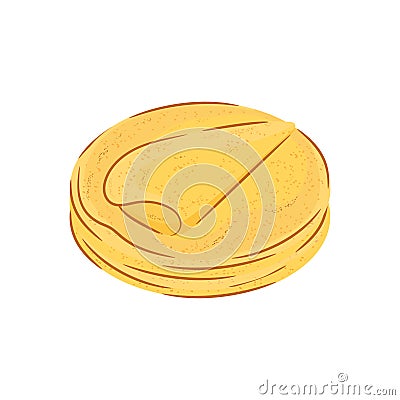 Tortilla. A Pile. Mexican Food. Vector Drawing. | CartoonDealer.com ...