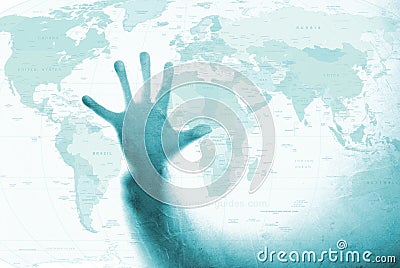 Touch The World Royalty Free Stock Photo - Image: 9006395
