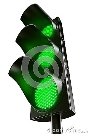 Feux Verts Composition Icône Des Cercles Illustration de Vecteur ...