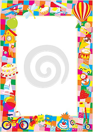 Toy Border Royalty Free Stock Image - Image: 21249186