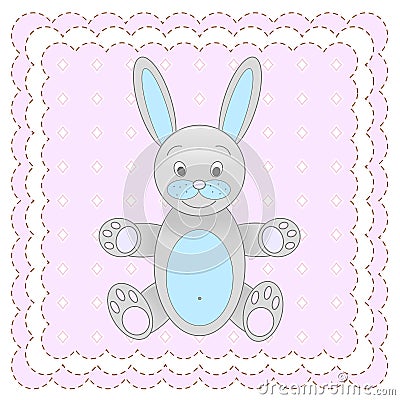 Toy Rabbit Cartoon Vector | CartoonDealer.com #52523687