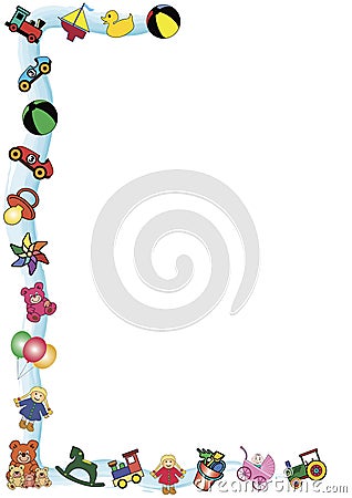 Toys Border Stock Images - Image: 6267394