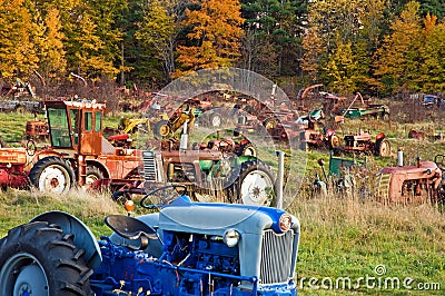 Tractor Junkyard Royalty Free Stock Photography - Image: 11338257