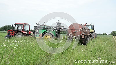 Tractor at work stock video. Video of preparation, spring - 37924819