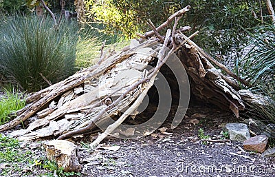 Traditional Aboriginal Hut Stock Images - Image: 10736424