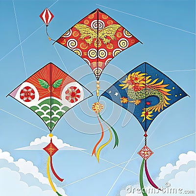 Traditional Kite Making Involves Vibrant Materials And Intricate ...