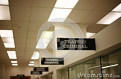 Traffic Court Stock Image - Image: 2762071
