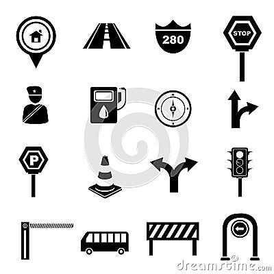 Traffic Icons Royalty Free Stock Image - Image: 37069496