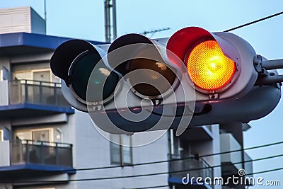 Traffic Light In Kyoto, Japan Stock Photo - Image: 52180715