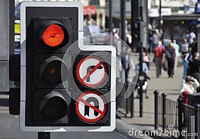 Traffic Light At Road Junction Stock Image - Image: 25226961