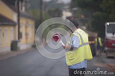 Traffic Management And Road Signs Editorial Image | CartoonDealer.com ...
