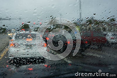 Car Window Cab Taxi NY New York City Rain Stock Photo - Image of window ...