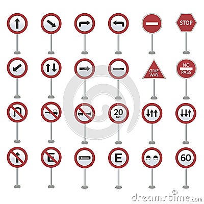 Traffic Signals Cartoon Vector | CartoonDealer.com #61510311