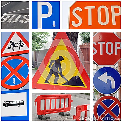 Traffic Signs Royalty-Free Stock Photo | CartoonDealer.com #15072651