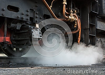 Train Blowing Steam Stock Photo - Image: 67420354