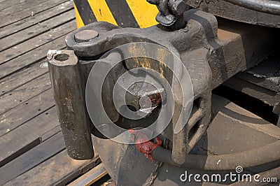 Train Car Connector Royalty Free Stock Images - Image: 17227719