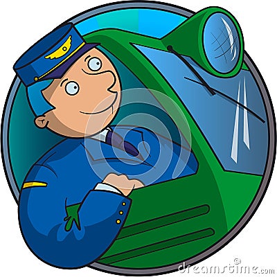 Train Driver Stock Vector - Image: 54045778