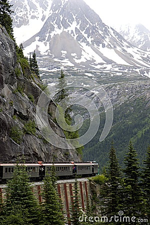Train In Mountains Royalty Free Stock Images - Image: 6827269