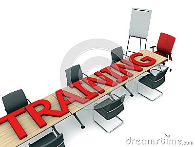 Training Room Stock Image - Image: 28960101