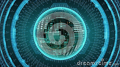 Binary Code Background. Cloud Computing, IOT and Artificial ...