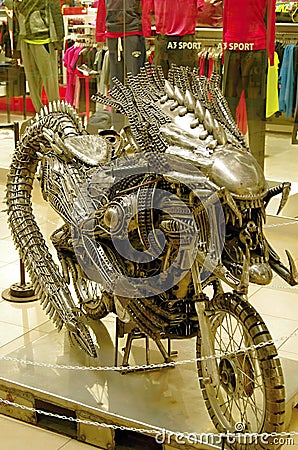 Transformer motorcycle Editorial Image