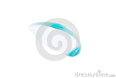 Translucent Drop Of Liquid Blue Hydration Cream With Hyaluron For ...