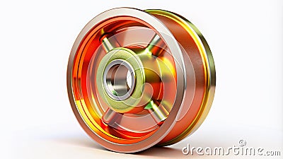 Transparent Industrial Caster Wheel Pulley: Versatile Mechanical ...