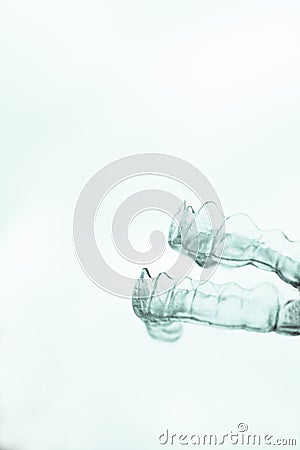 Transparent Plastic Splint For Dental Alignment Royalty-Free Stock ...