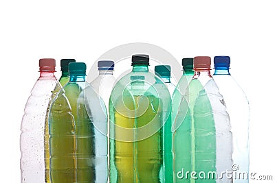 Plastic Bottles In Different Color Stock Photography | CartoonDealer ...