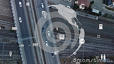 Transportation and Technology Concept. ITS Intelligent Transport ...