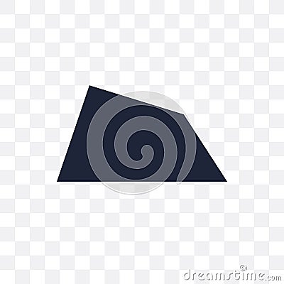 Trapezium Transparent Icon. Trapezium Symbol Design From Geometry ...