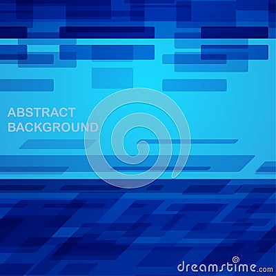 Trapezoidal Pattern With Blue Gradient Background Vector Illustration ...